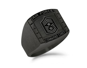 U.S. Air Force Command Chief Master Sergeant Military Rings
